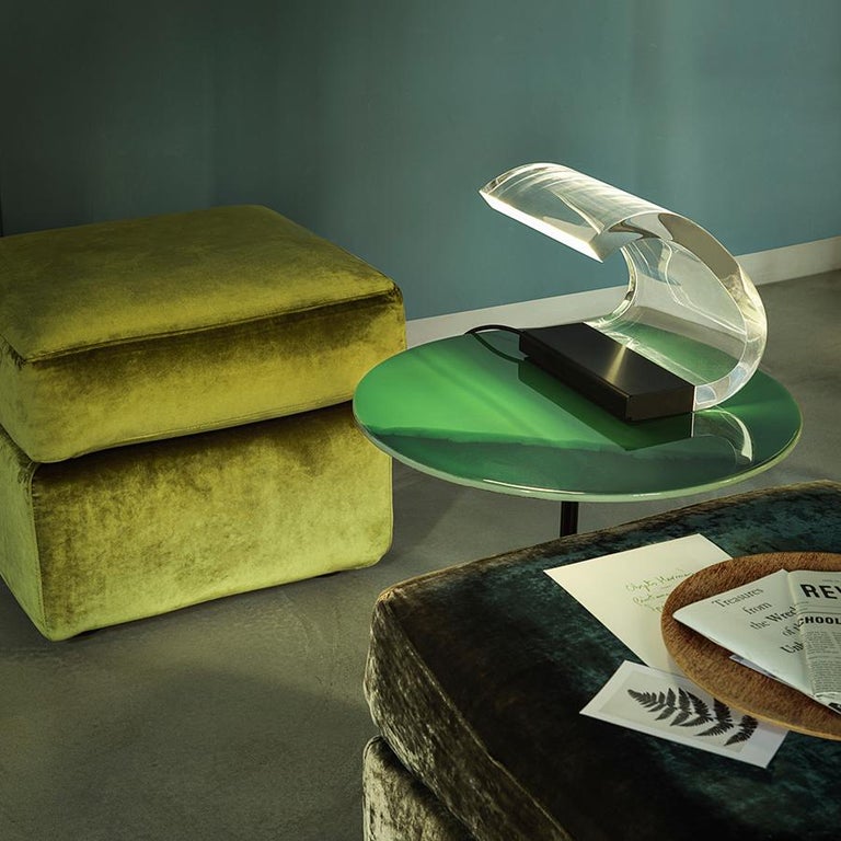 Joe Colombo 'Acrilica' Methacrylate Table Lamp by Oluce For Sale at 1stDibs