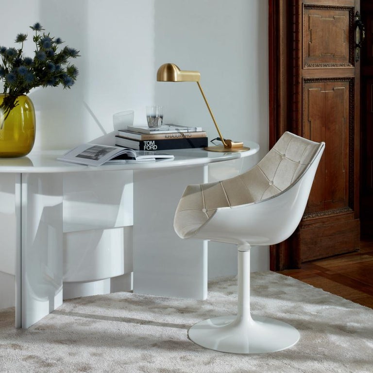 Joe Colombo 'Domo' Brass Table Lamp by Karakter For Sale at 1stDibs