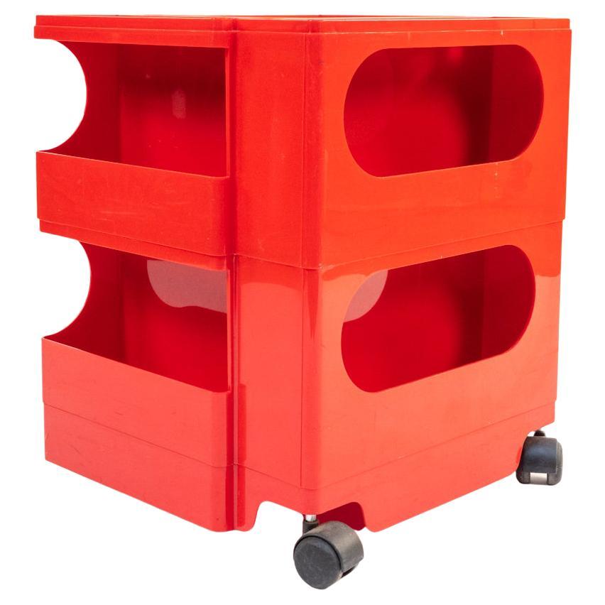 Joe Colombo 'Boby' Trolley 1970 Size S with 2 Drawers in White for B ...