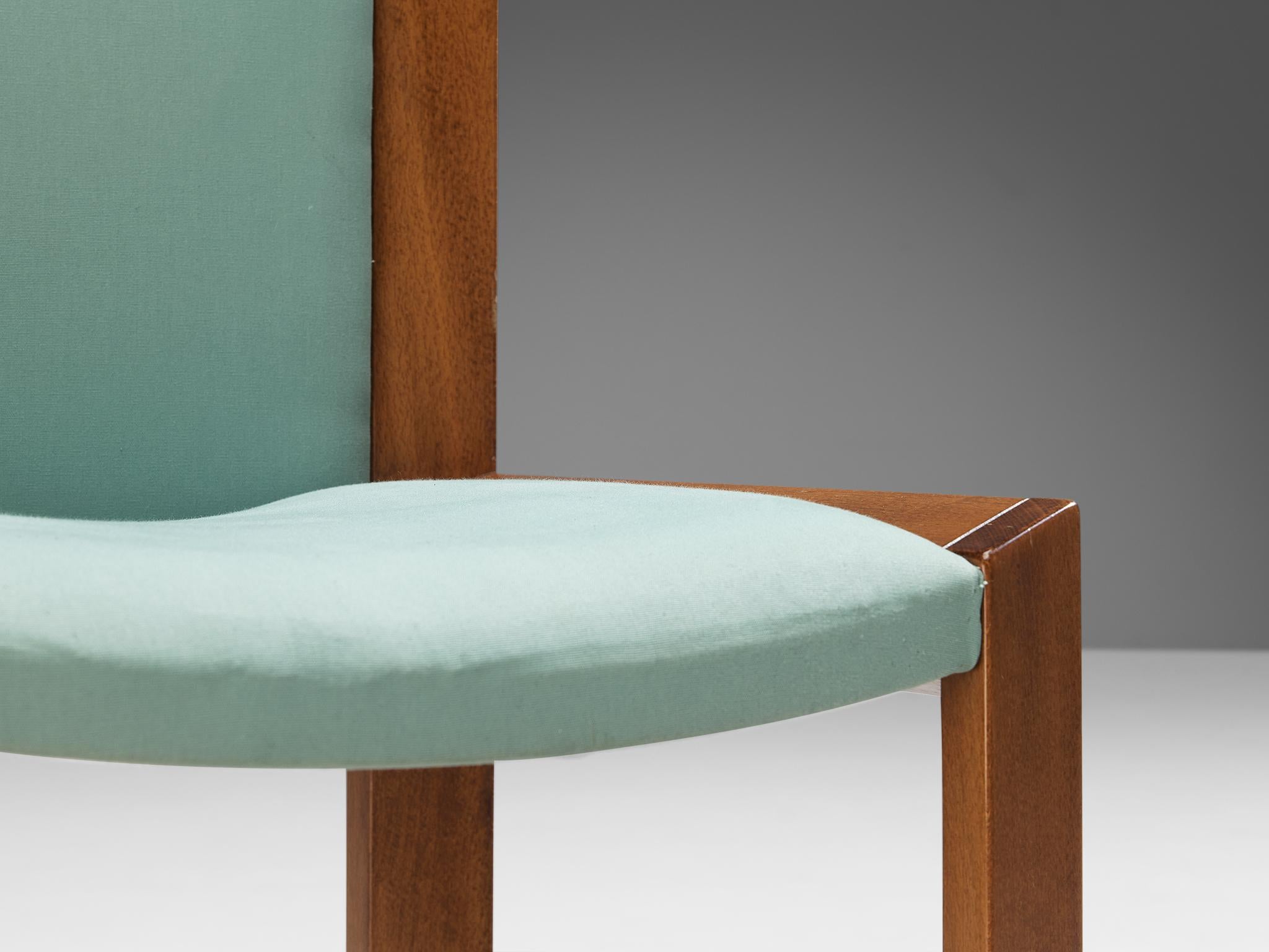 Joe Colombo for Pozzi Set of Six Dining Chairs with Italian Marble ...