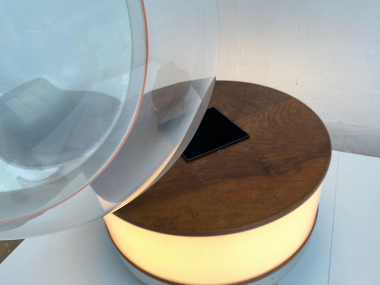 Joe Colombo Illuminated Rosewood Coffee Table, 1963, Original Bernini ...