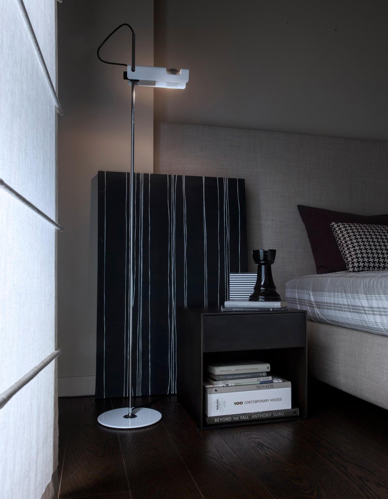 Joe Colombo Model #3319 'Spider' Floor Lamp in Black for Oluce For Sale ...