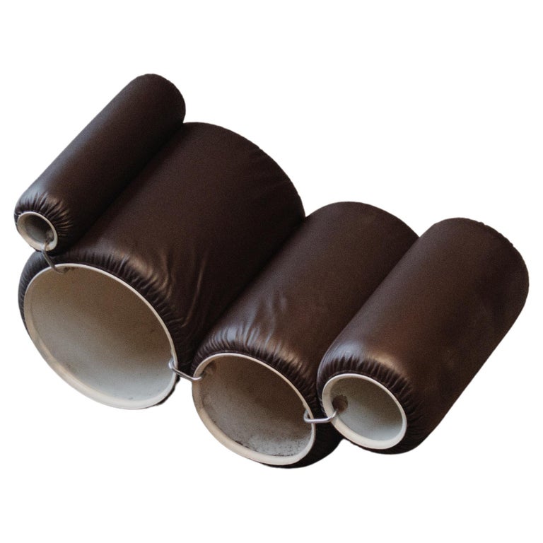 Joe Colombo "Tube" Chair for Flexform, 1969 For Sale at 1stDibs