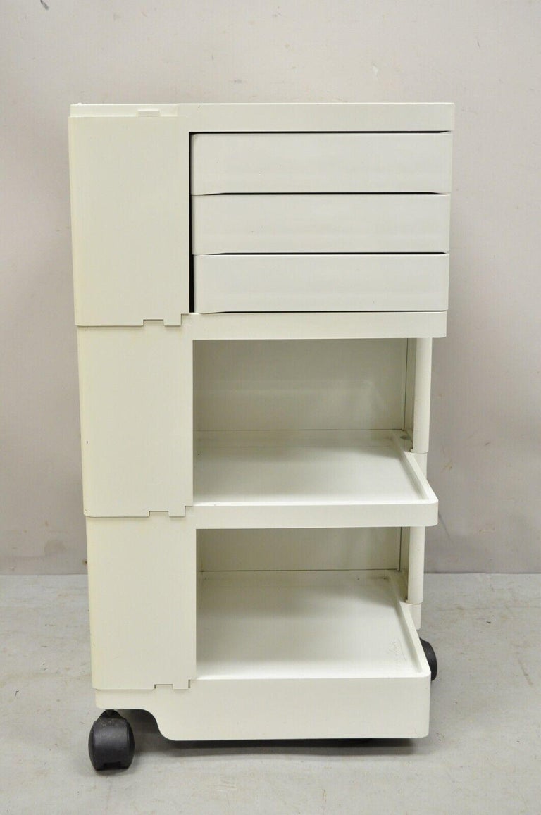Joe Colombo White Boby Storage Trolley by Bieffeplast, Italy For Sale ...