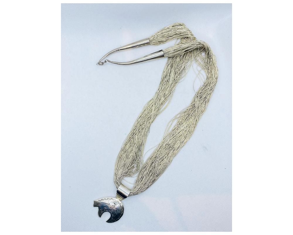 Joe Delgarito Sterling Silver 925 Necklace Multi Strand Liquid Silver ...