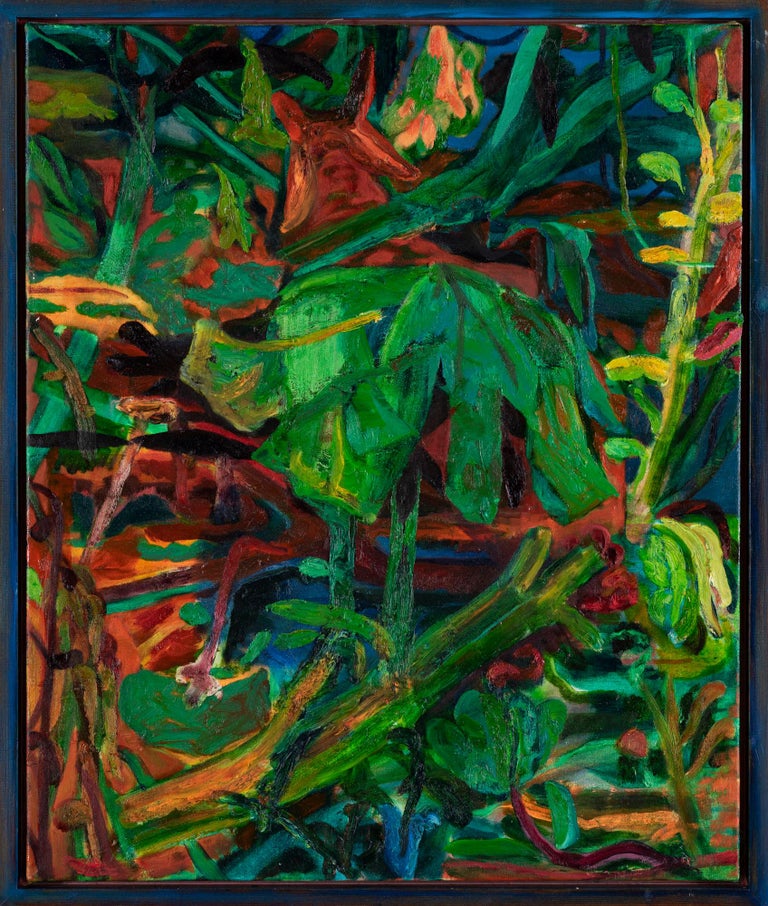 Joe Packer - Joe Packer: 'DUSKCLUSTER 1', 2020 Oil on canvas 81 x 69 cm ...