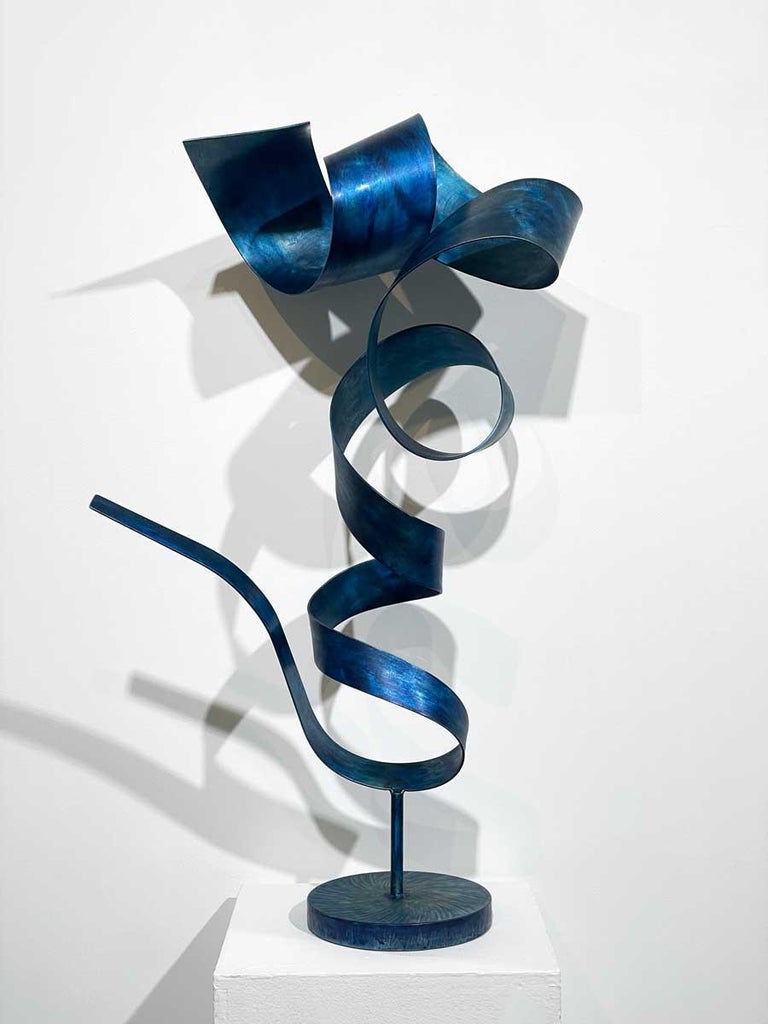 Joe Sorge - "Goody Blue Shoes," Steel Sculpture at 1stDibs