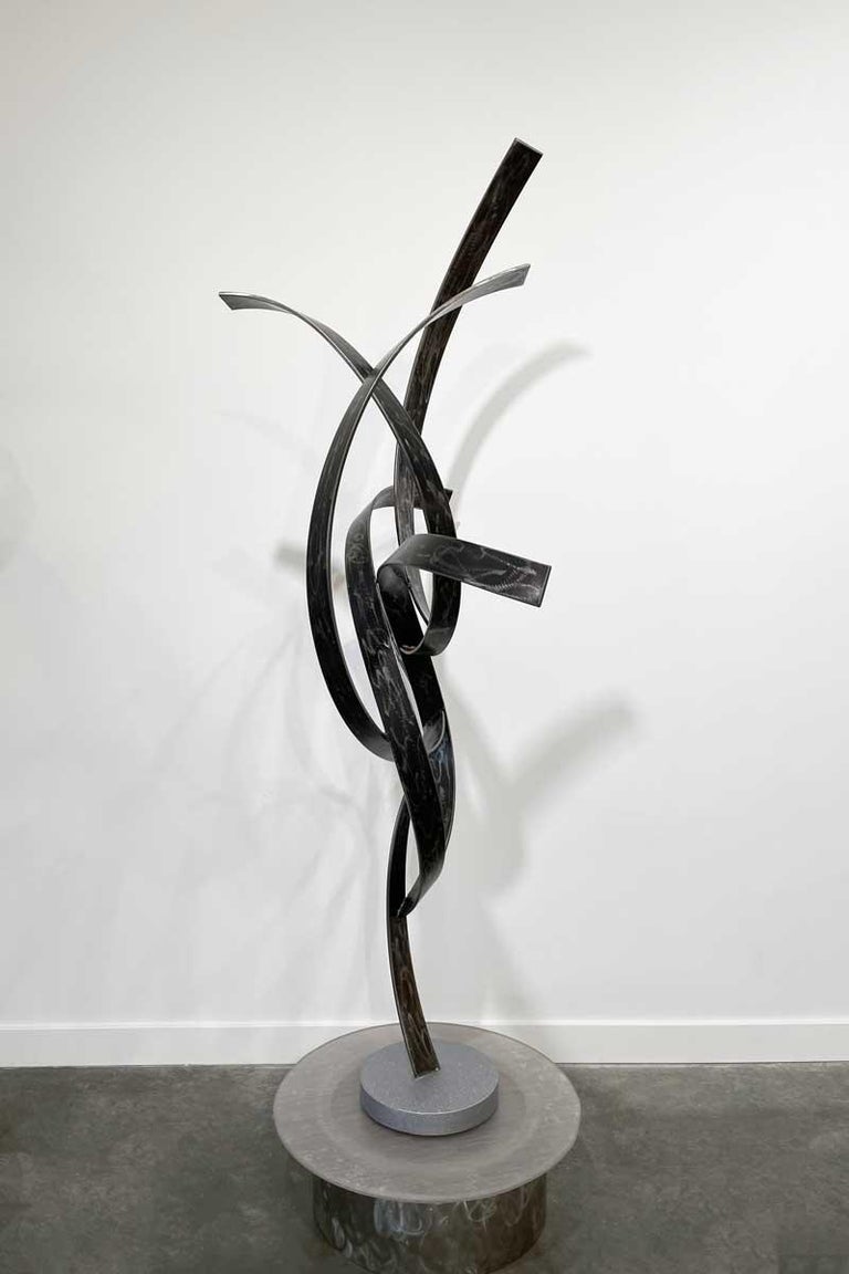 Joe Sorge - "Senshi," Abstract Carbon Steel Sculpture For Sale at 1stDibs