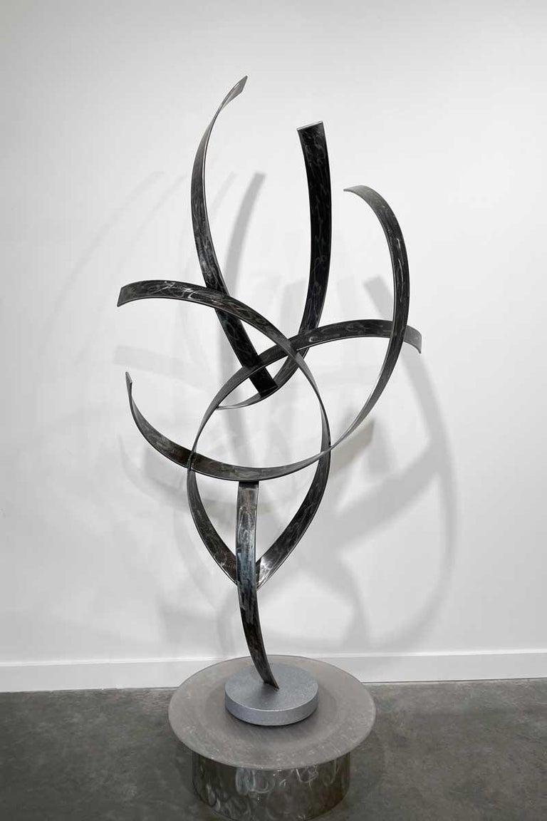 Joe Sorge - "Senshi," Abstract Carbon Steel Sculpture For Sale at 1stDibs