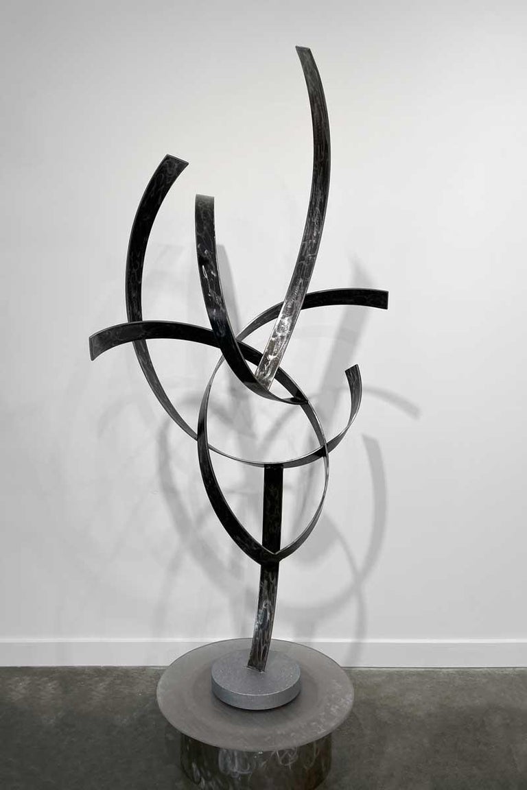 Joe Sorge - "Senshi," Abstract Carbon Steel Sculpture For Sale at 1stDibs