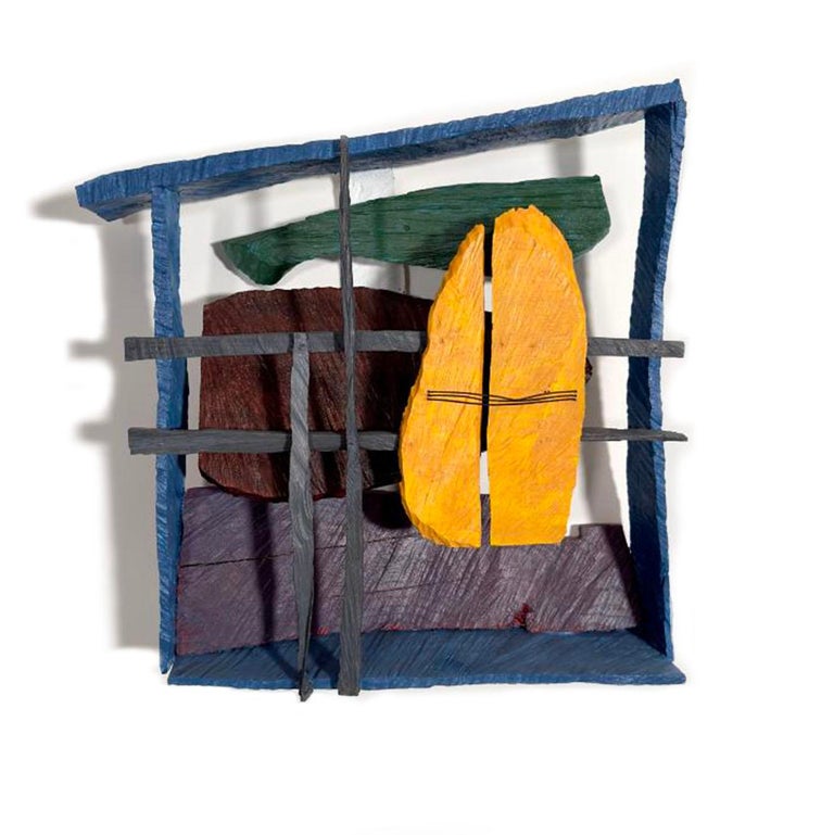 Joe Sultan - The Binding of Isaac, abstract geometric wooden sculpture ...