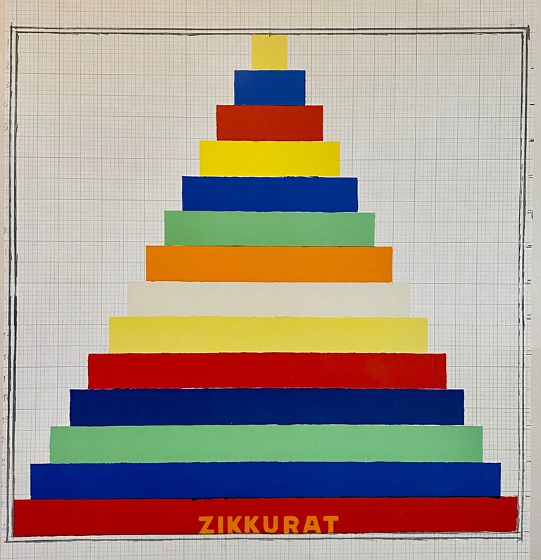 Joe Tilson - Vibrant 1975 Joe Tilson British Pop Art Screenprint ...