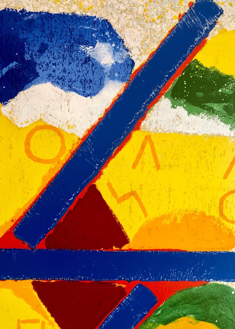 Joe Tilson - Vibrant Joe Tilson British Pop Art Screenprint, Woodblock ...