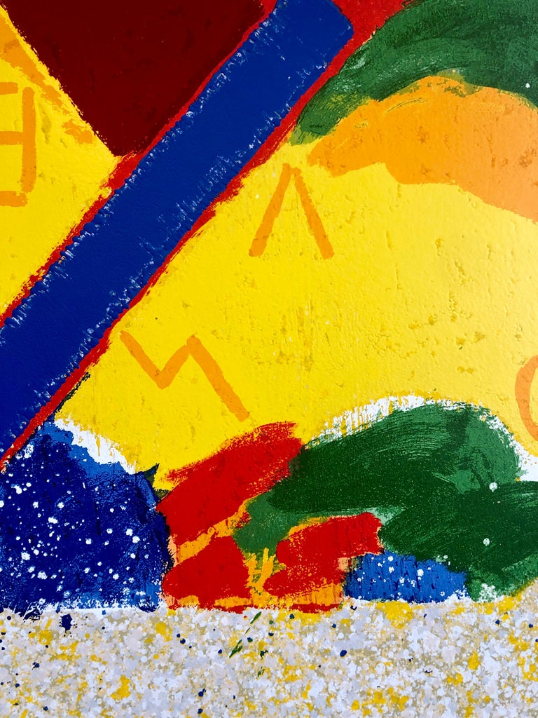 Joe Tilson - Vibrant Joe Tilson British Pop Art Screenprint, Woodblock ...