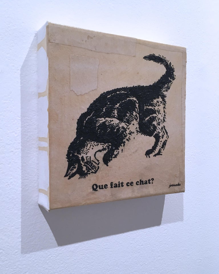 Joe Waks 1 - Que Fait Ce Chat For Sale at 1stDibs