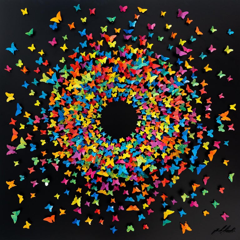 Joel Amit - Here Comes the Sun, Metal Wall Sculpture For Sale at 1stDibs