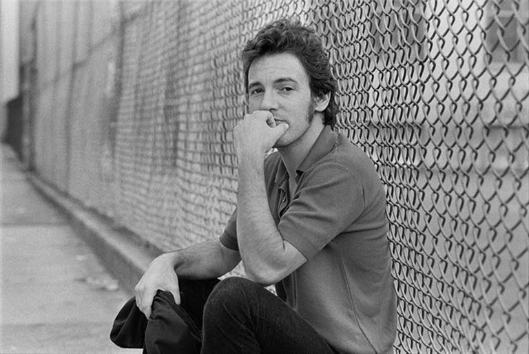 Joel Bernstein - Bruce Springsteen by Schoolyard Fence, NY Aug. 1979 ...