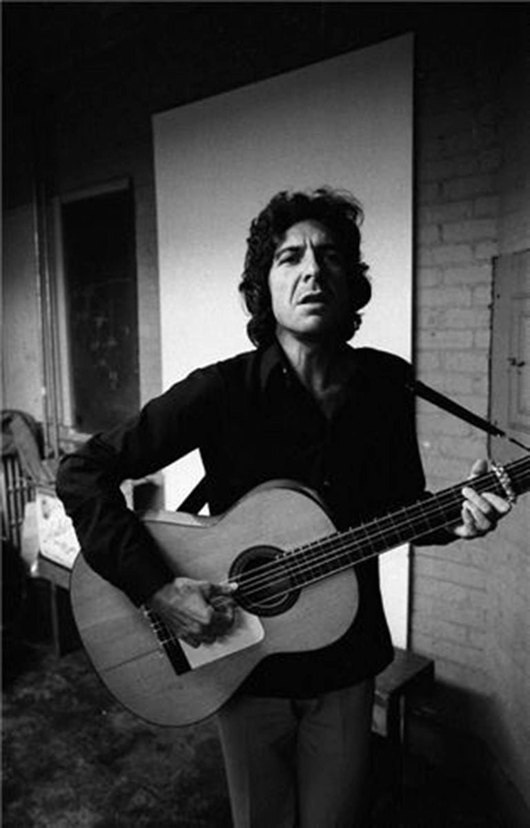 Joel Bernstein - Leonard Cohen, 1970 For Sale at 1stDibs