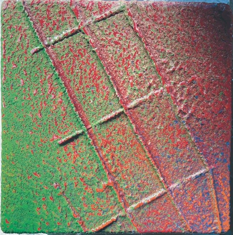 Joel Blenz - 10 x 10, Green and red hues, with a glossy finish ...