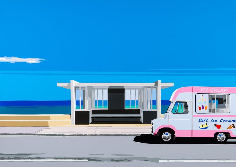 Joel Clark - Deal Cream - Landscape collage For Sale at 1stDibs