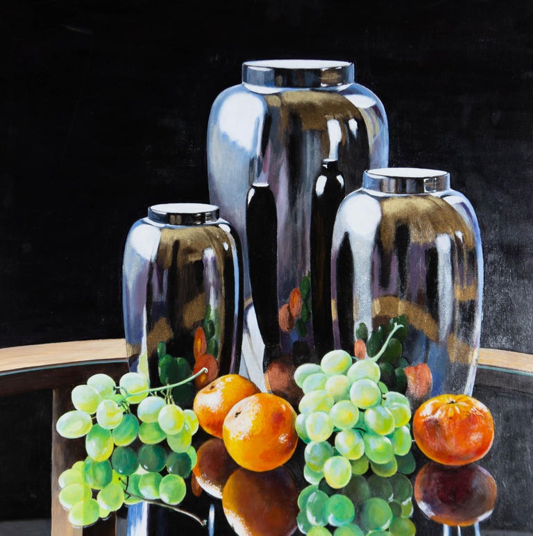 Joel Rawe - Joel Rawe - Contemporary Oil, Chrome And Fruit For Sale at ...