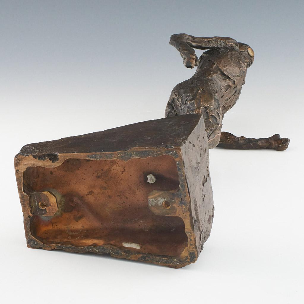 'Jogging Man with Goggles' Sculpture by Elisabeth Frink, 1983 For Sale ...