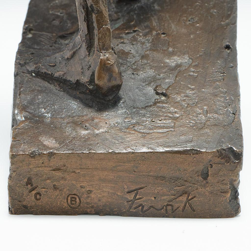 'Jogging Man With Goggles' Sculpture by Elisabeth Frink, 1983 For Sale ...