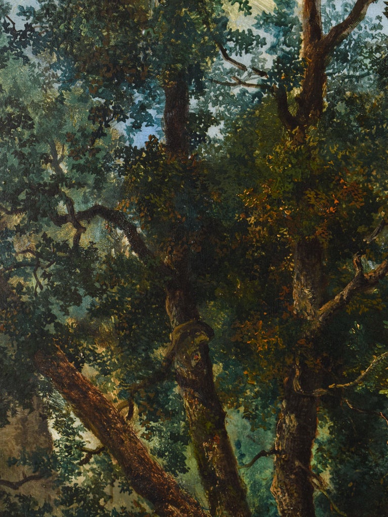 Johan Mari Henri ten Kate - Pick-nicking couple under the large tree ...