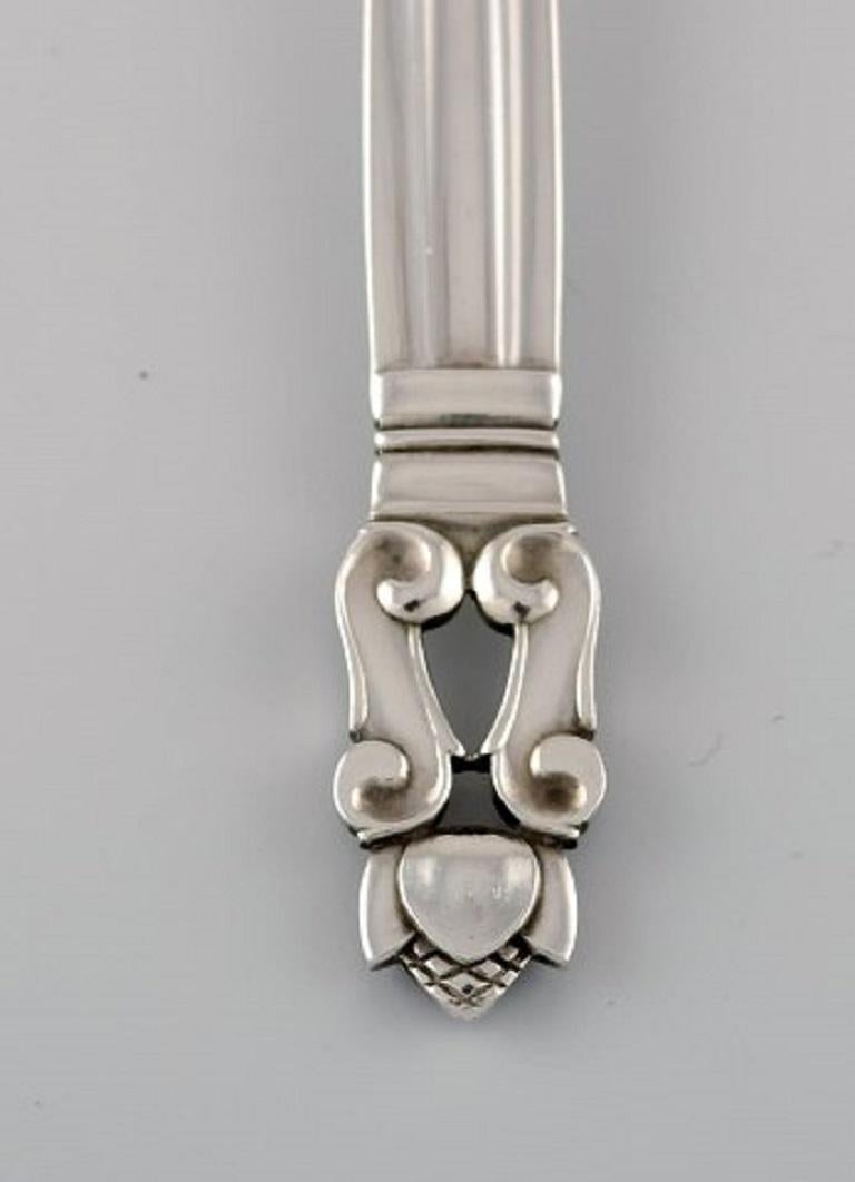 Johan Rohde for Georg Jensen, Acorn Lunch Service for Six People, 1930s ...