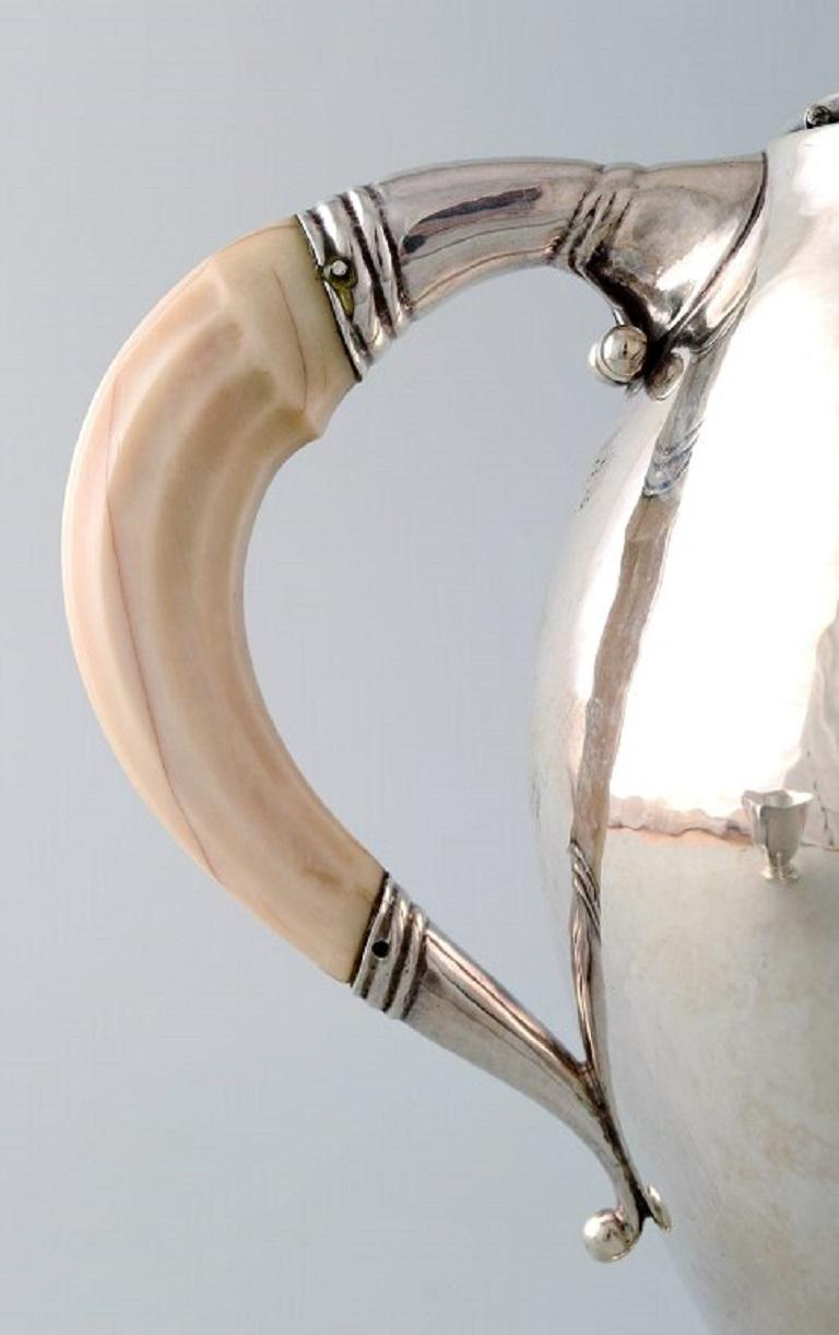 Johan Rohde for Georg Jensen, Rare and Early Coffee Service in Sterling ...