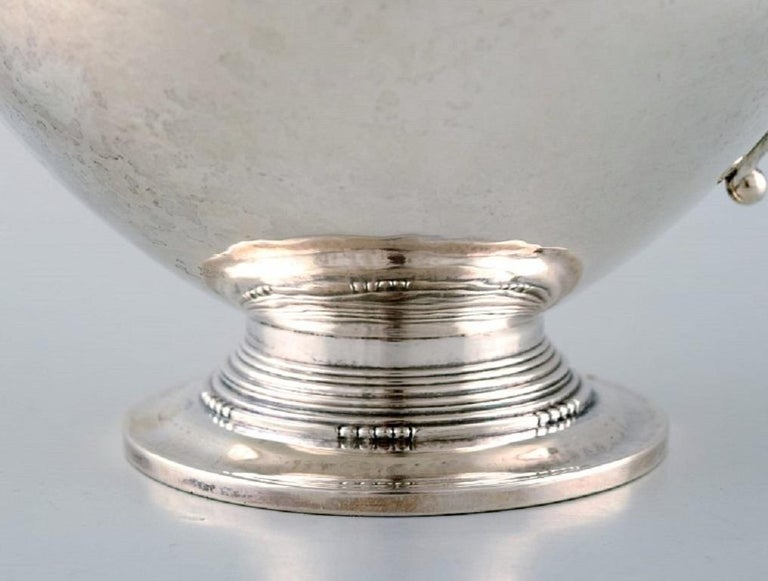 Johan Rohde for Georg Jensen, Rare and Early Teapot in Sterling Silver ...