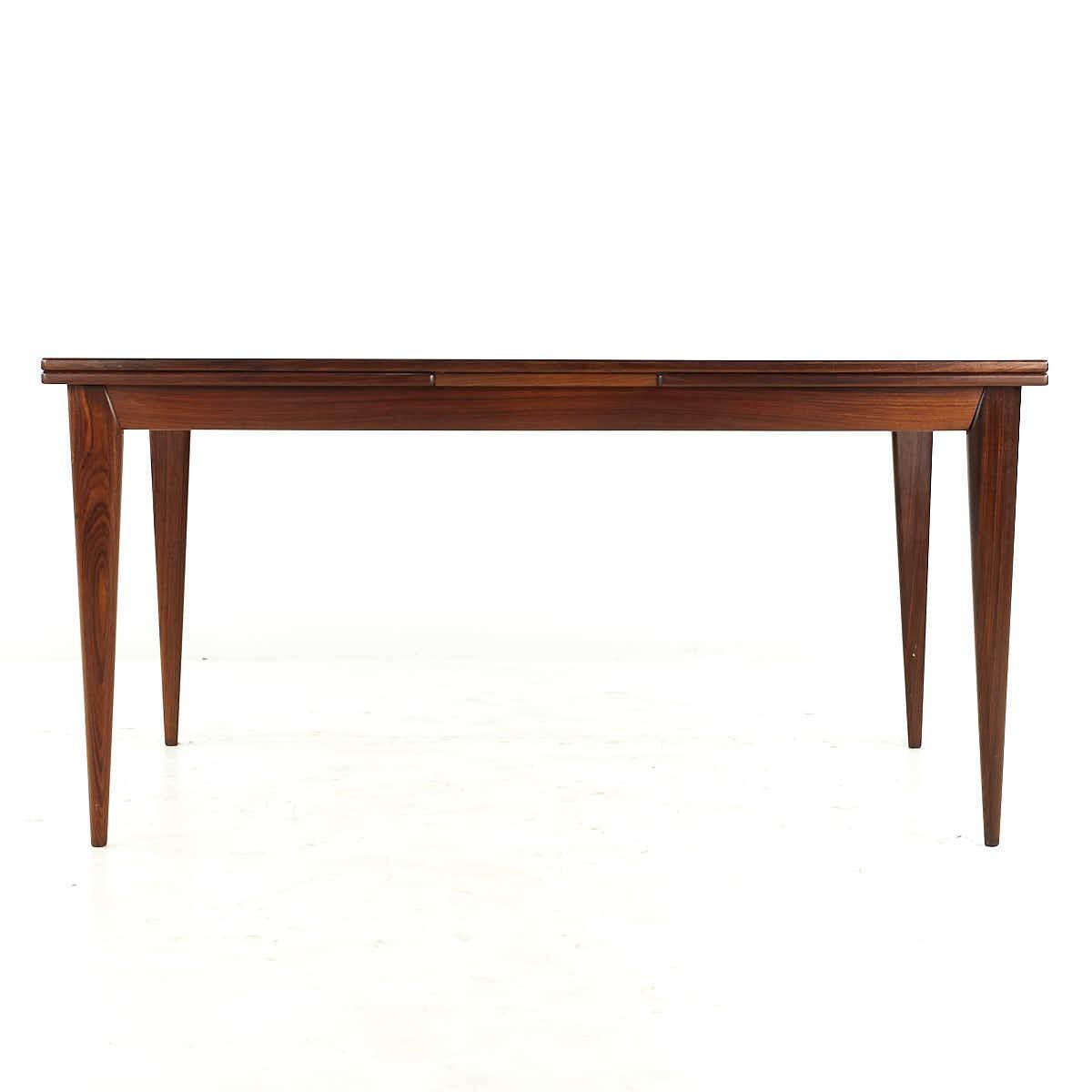 Johannes Andersen Midcentury Rosewood Hidden Leaf Expanding Dining ...