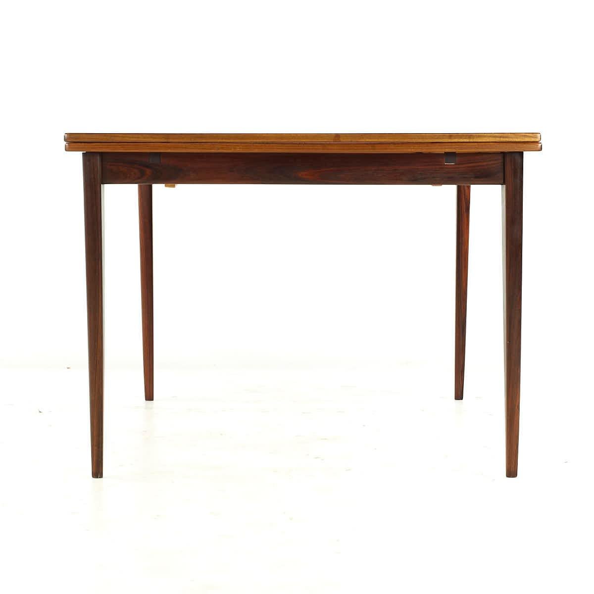 Johannes Andersen Midcentury Rosewood Hidden Leaf Expanding Dining ...