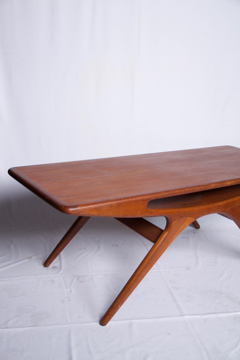 Johannes Andersen 'Smile' Coffee Table, 1960s at 1stDibs | johannes ...