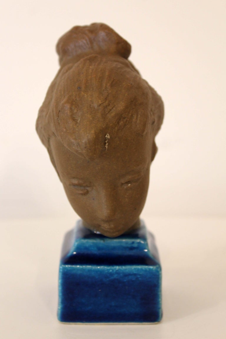Johannes Hedegaard Royal Copenhagen Denmark Set of 4 Rare Ceramic Busts ...