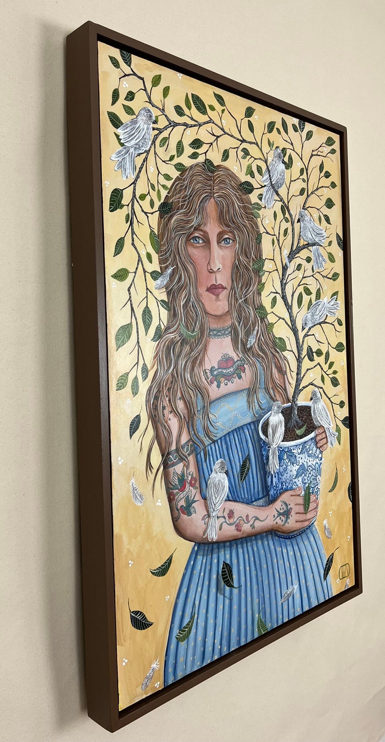 Johansen Newman - Muses Gather Like Birds on Branches, Original ...