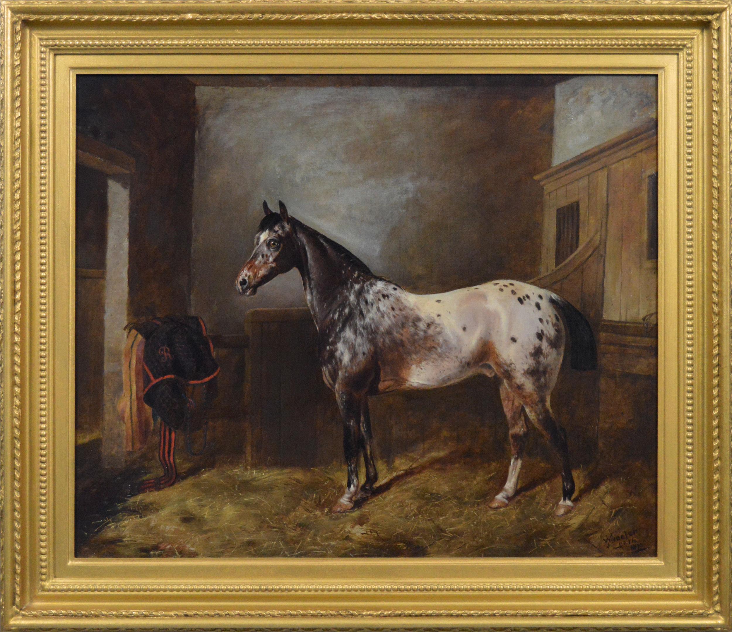 John Alfred Wheeler - 19th century sporting oil painting of an ...