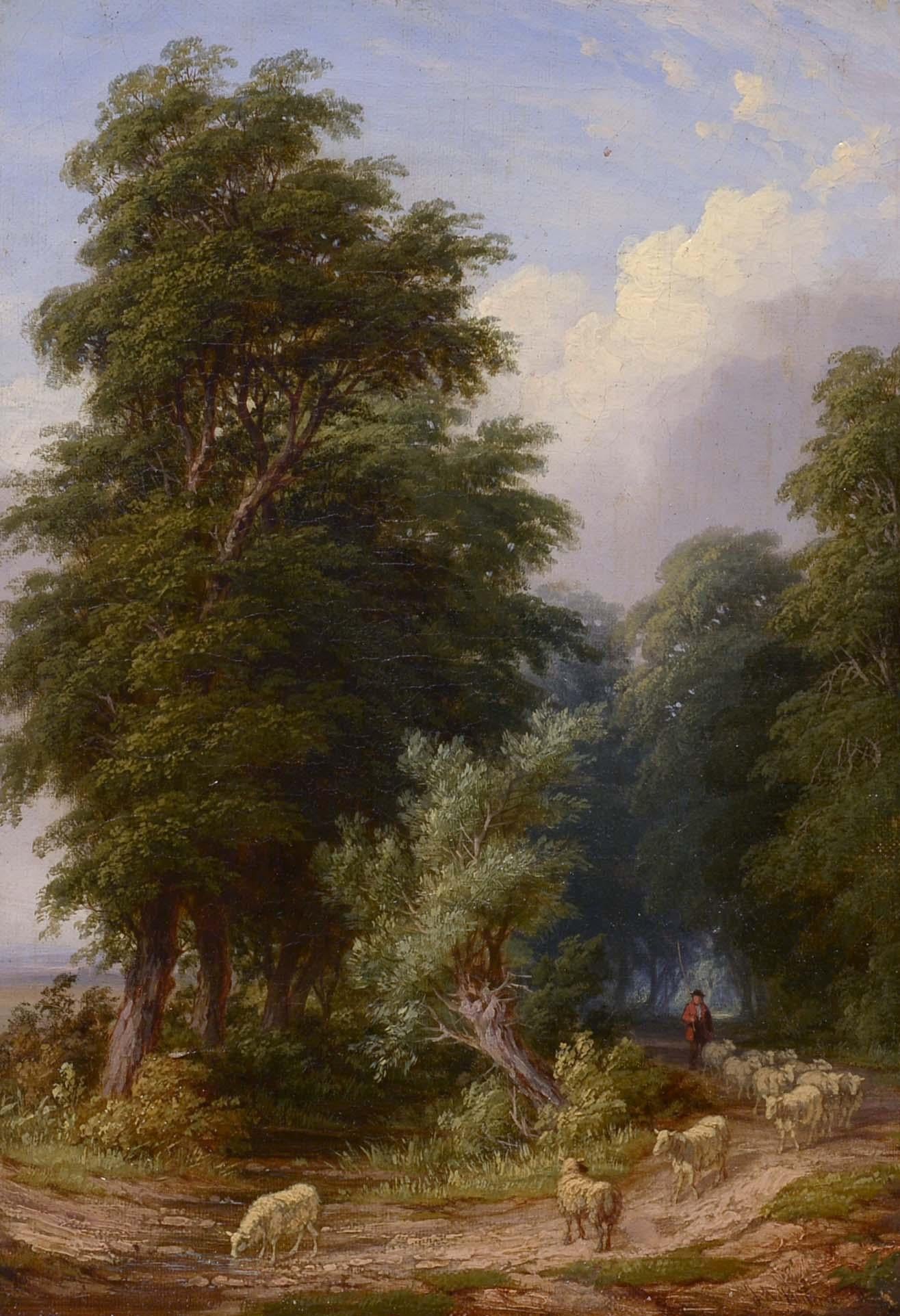 Colin Graeme Roe - "Setter" 19th Century Portrait of a Setter Dog with ...