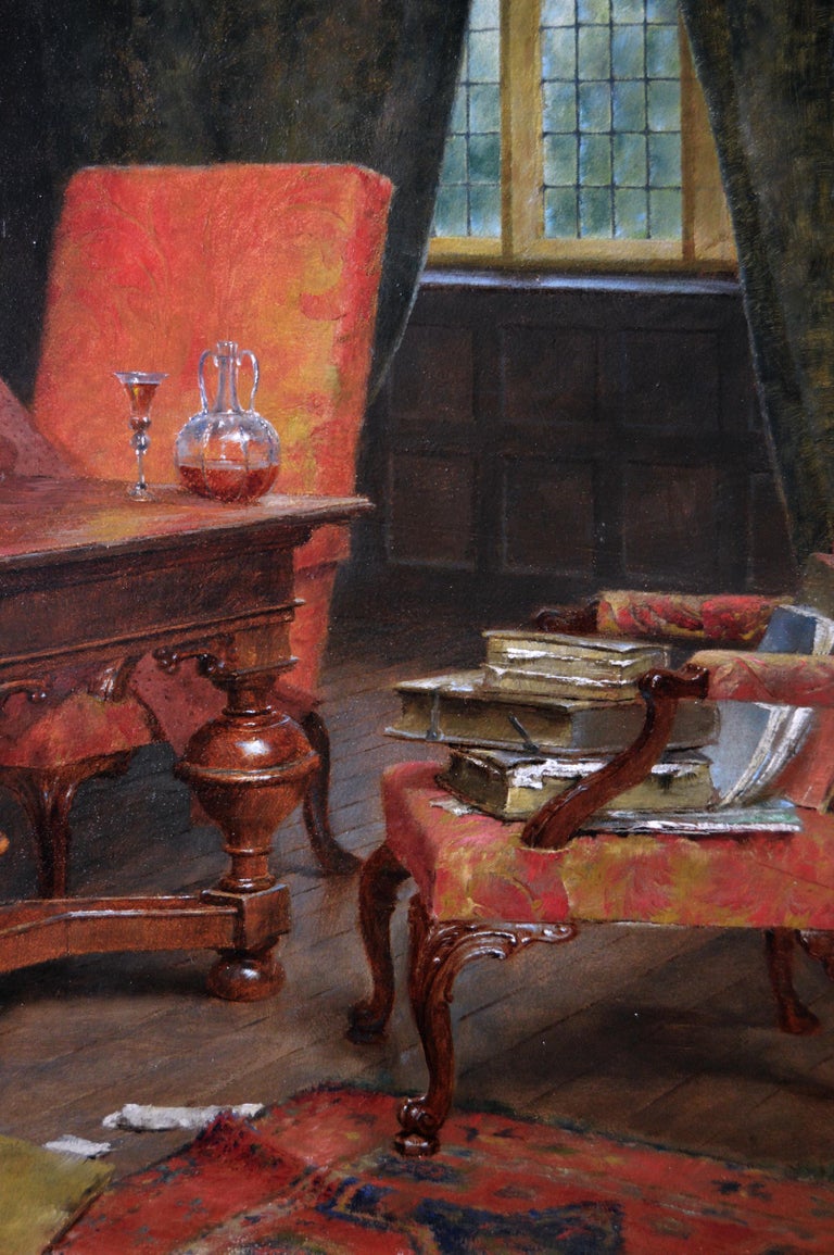 John Arthur Lomax - 19th Century genre historical oil painting of ...