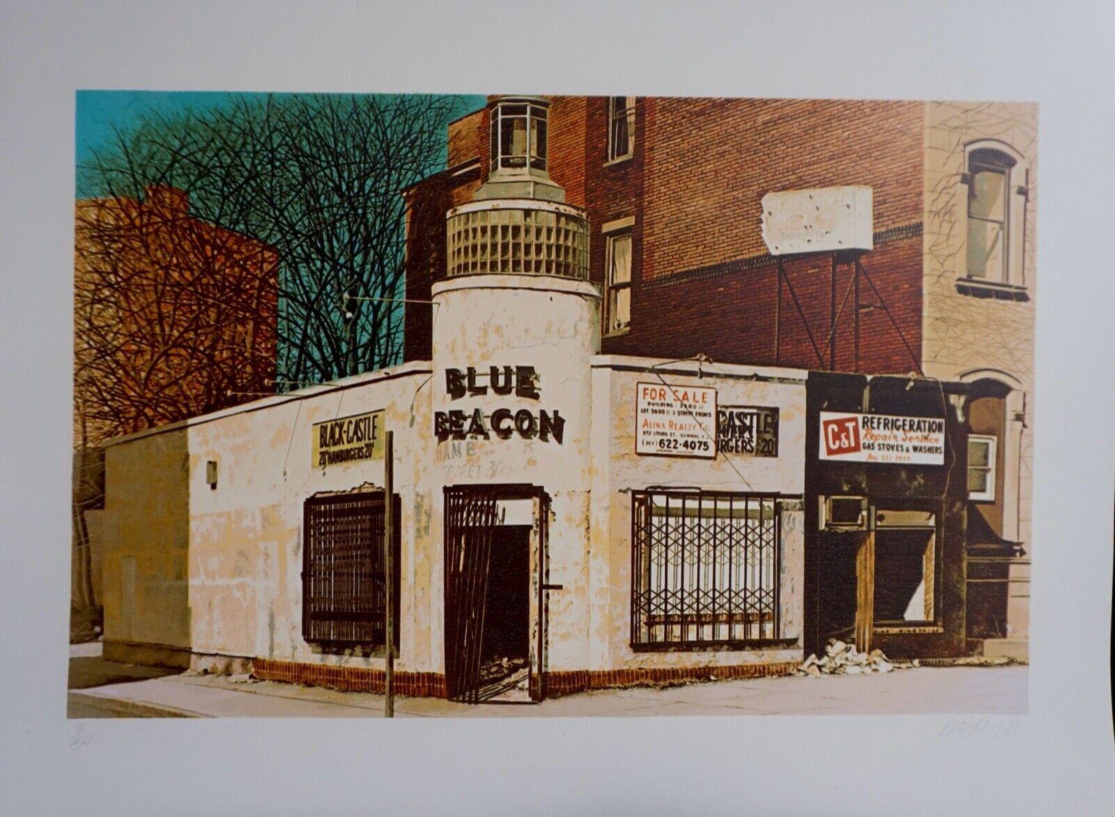 John Baeder - Blue Beacon at 1stDibs