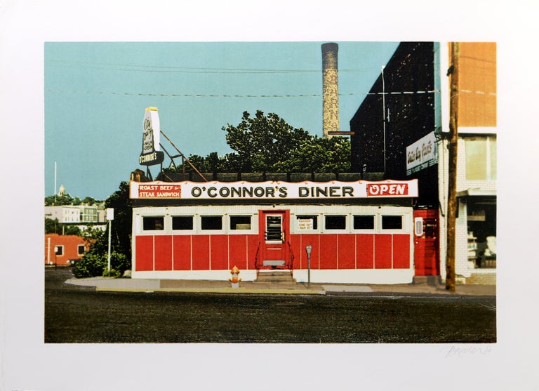 John Baeder - O'Connor's Diner, Photorealist Silkscreen by John Baeder ...