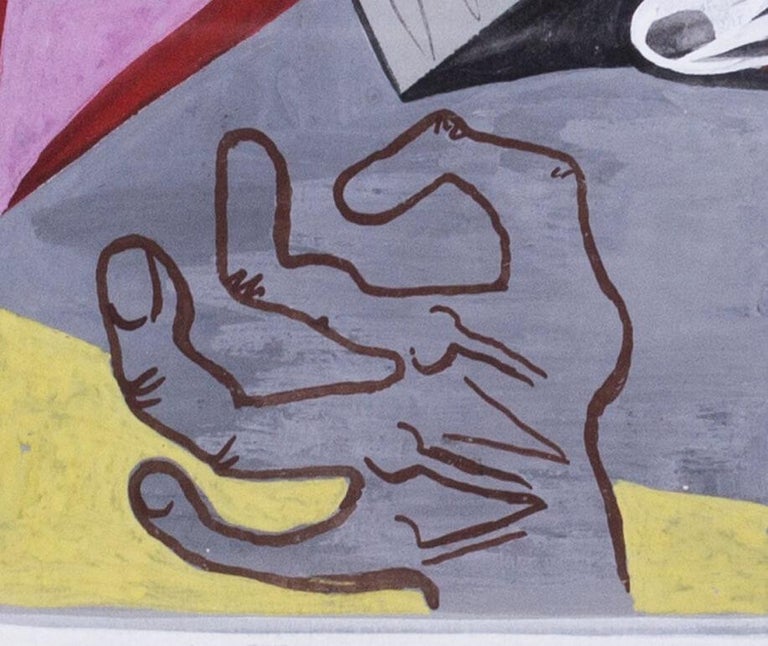 John Banting - Modern British painting of a card player by John Banting ...