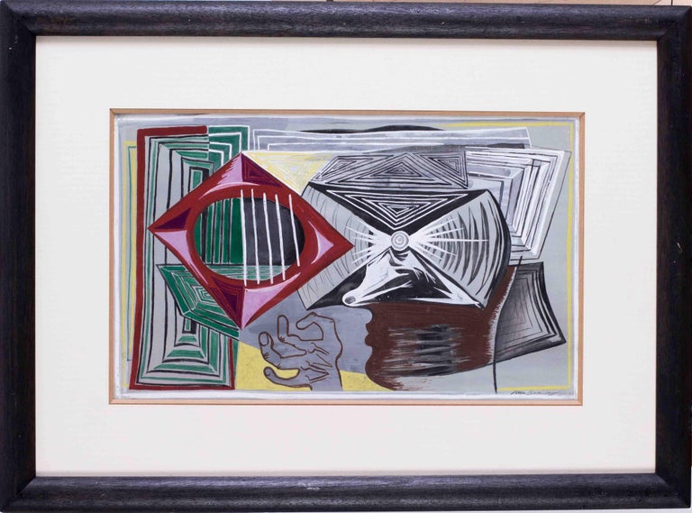 John Banting - Modern British painting of a card player by John Banting ...