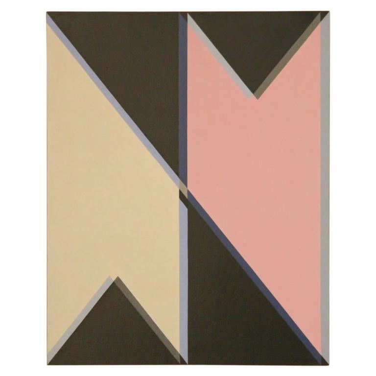 Eric Rosedale 1970s Hard Edge Door Painting at 1stDibs