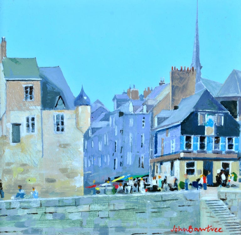 John Bawtree - Old French Harbour - 20th Century Seaside Town France ...