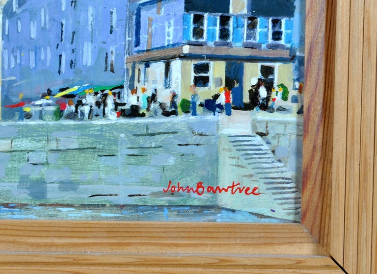 John Bawtree - Old French Harbour - 20th Century Seaside Town France ...