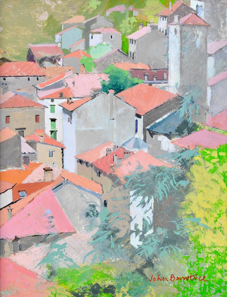 John Bawtree - Valleraugue Bell Tower - South France Towns Roofs Sunny ...