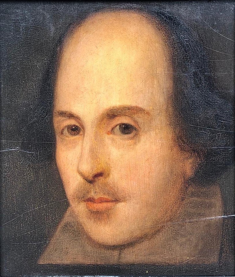 John Boaden - Intimate Portrait of William Shakespeare For Sale at 1stDibs