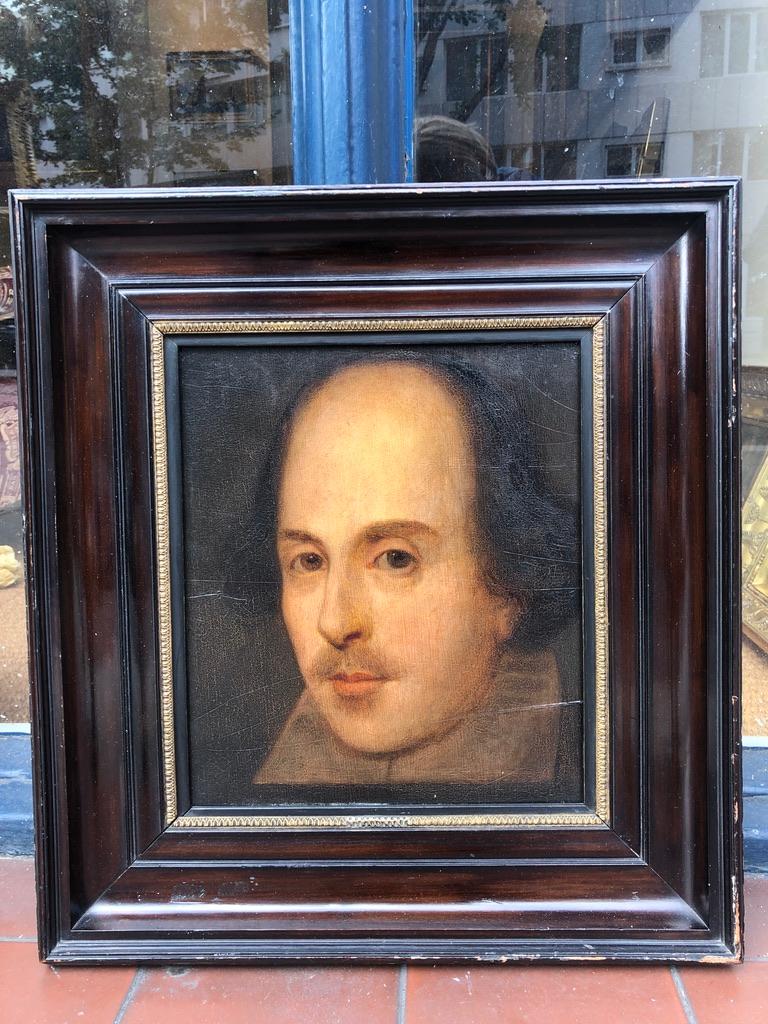 John Boaden - Intimate Portrait of William Shakespeare For Sale at 1stDibs