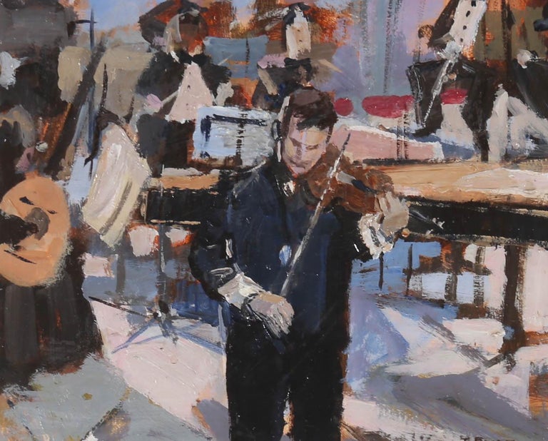 John Boyce - John Boyce (b.1938) - Framed 20th Century Oil, The Solo ...